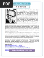 RK Narayan Biography in English | PDF