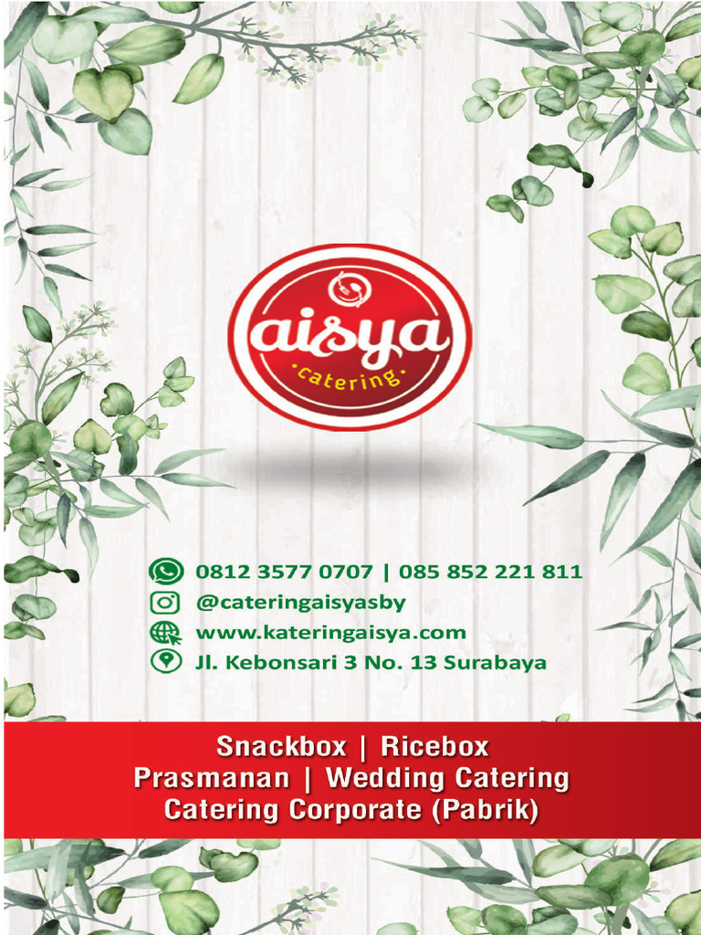 Paket Aisya Catering 2022 | PDF
