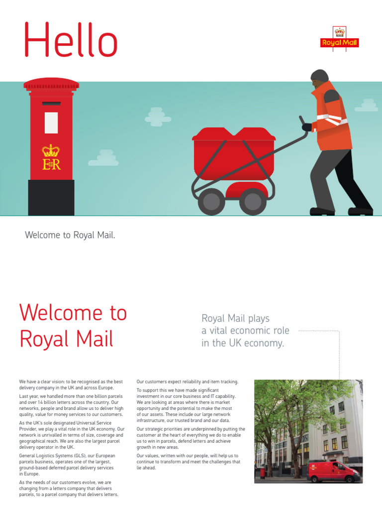 Royal Mail: Leading UK & EU Delivery | PDF | Mail | Public Services