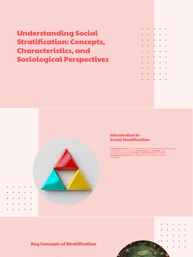 Slidesgo Understanding Social Stratification Concepts Characteristics ...