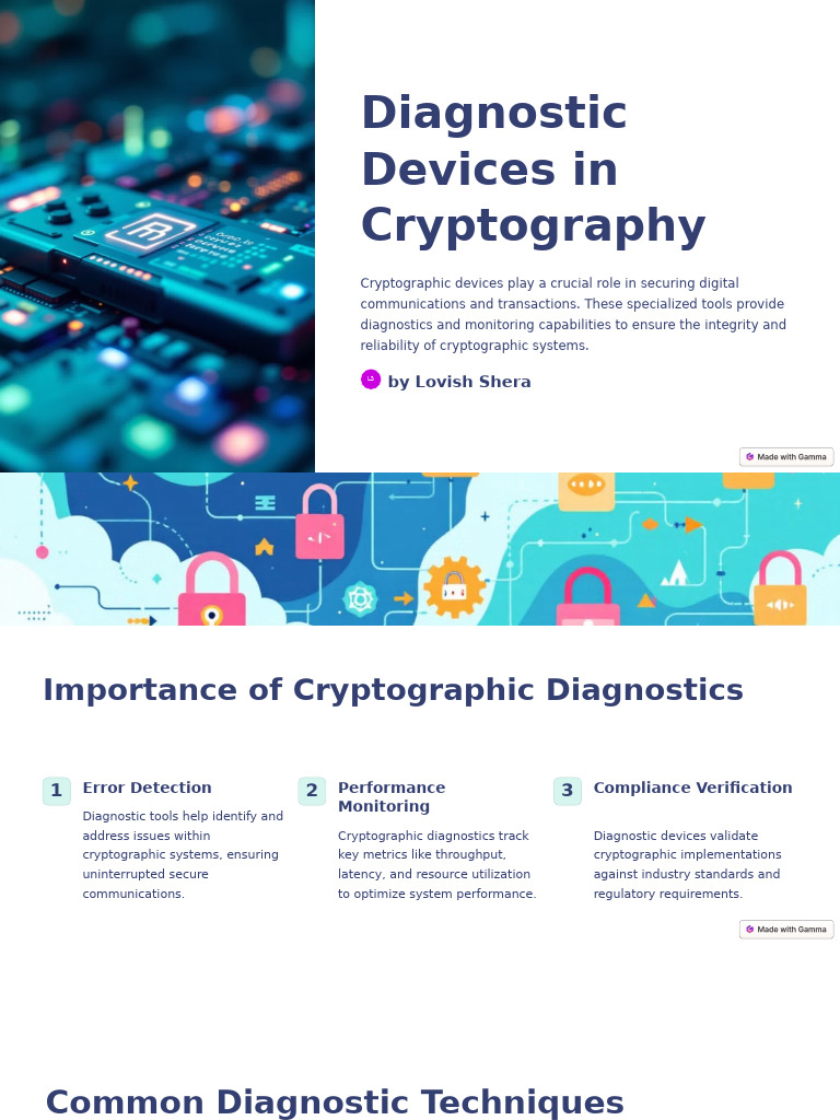 Diagnostic Devices in Cryptography | PDF