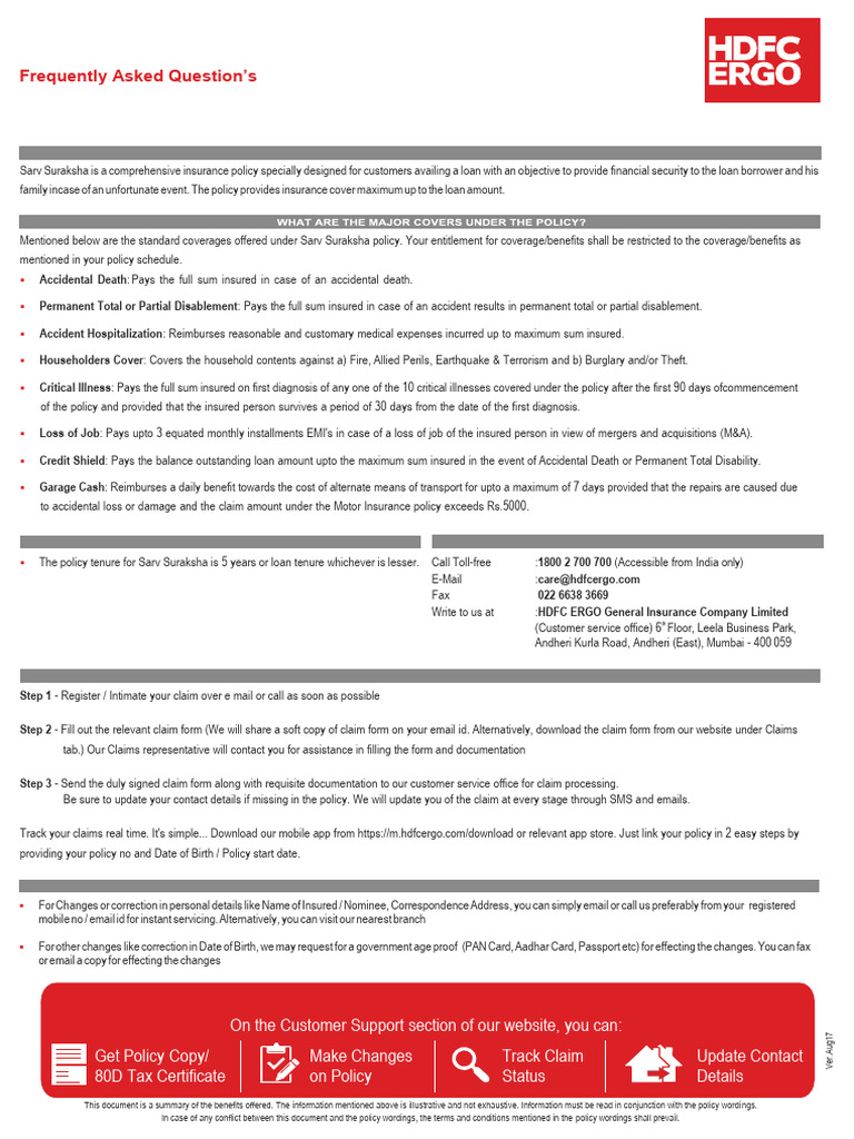 Sarv Suraksha Insurance Overview | PDF | Myocardial Infarction | Insurance