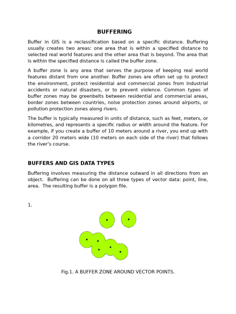 BUFFER | PDF | Geographic Information System | Geographic Data And ...