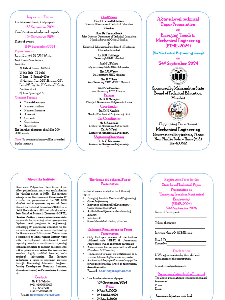 Revised MSBTE GPT Paper Leaflet | PDF