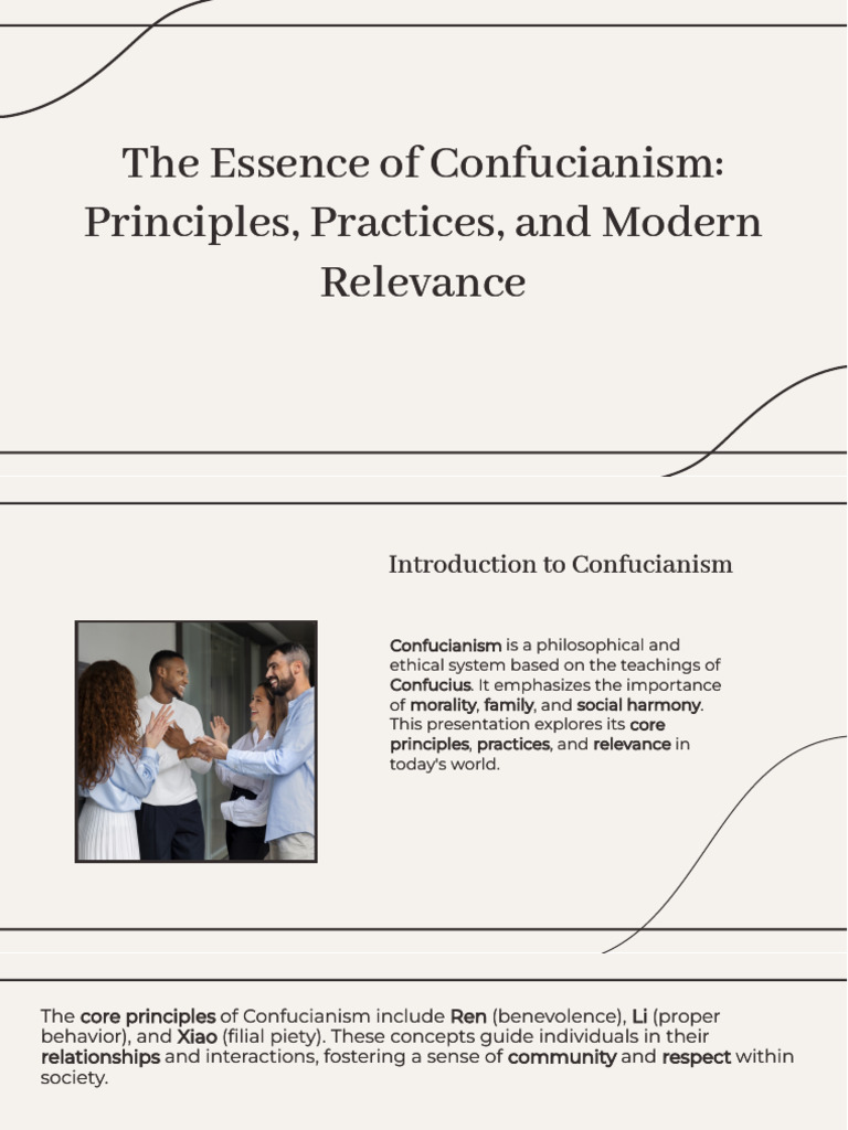 Confucianism: Principles and Modern Impact | PDF | Social Science ...