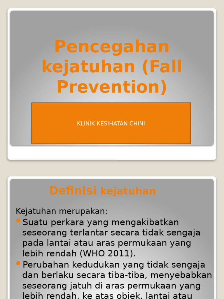 Fall Prevention | PDF