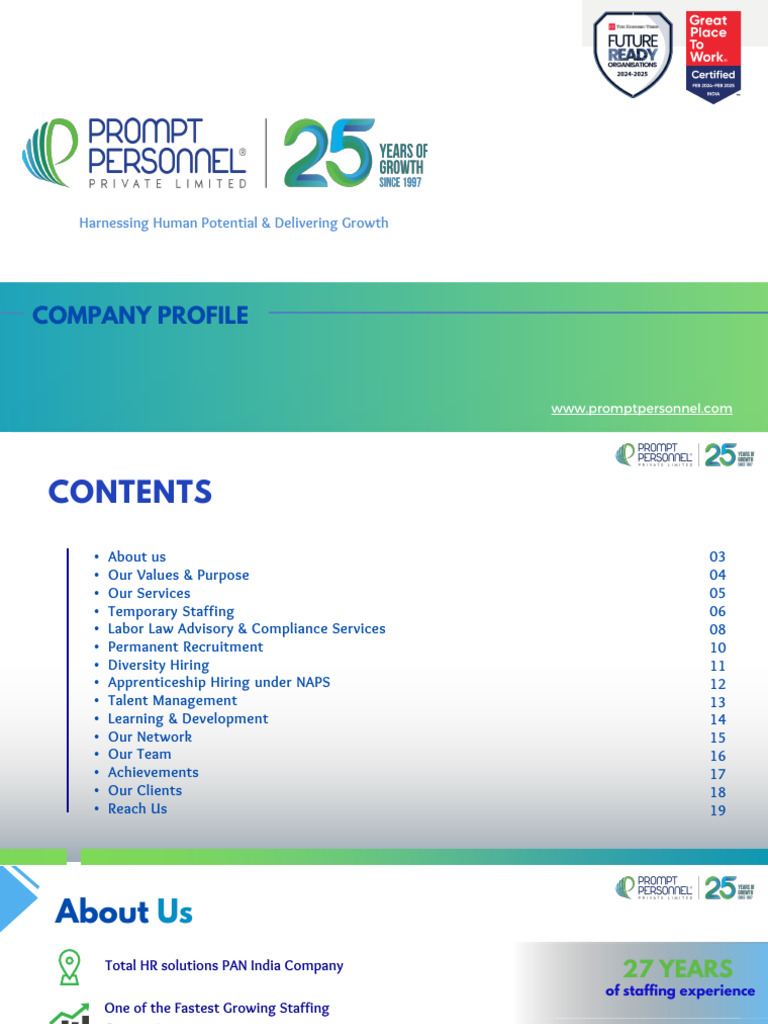 Comprehensive HR Solutions Overview | PDF | Employment | Temporary Work