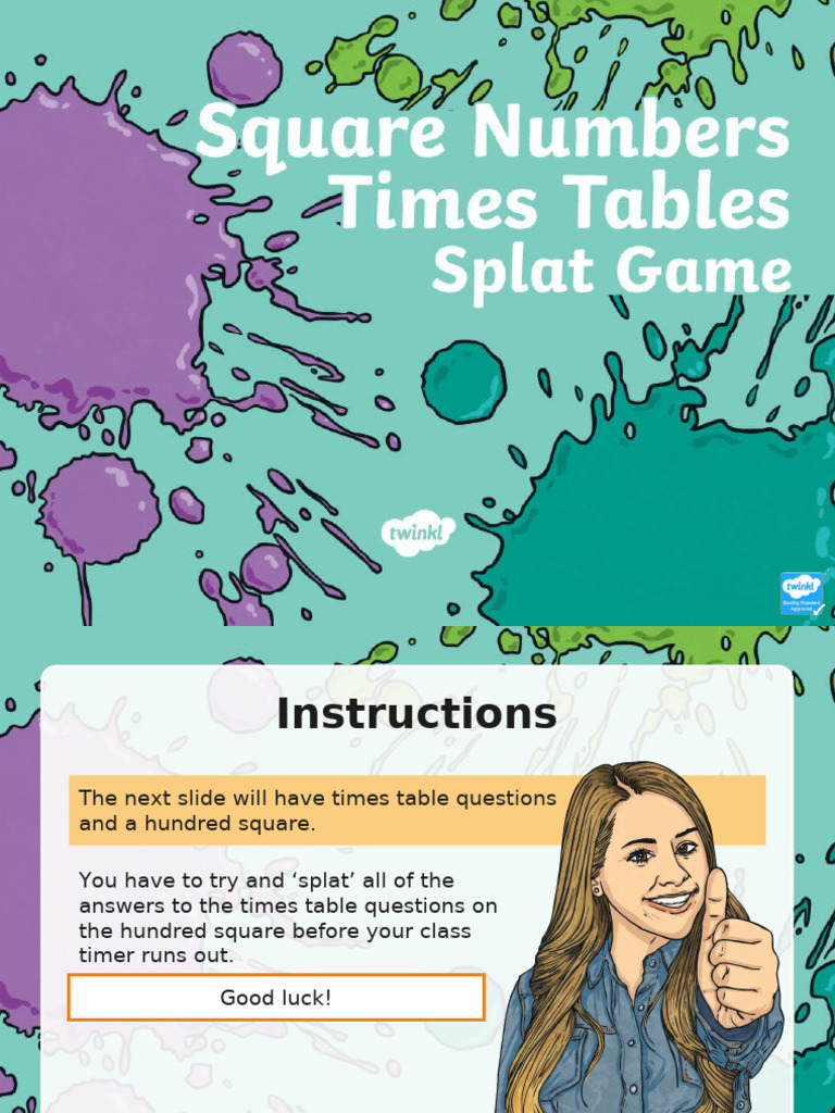 Cfe2 M 255 Cfe Square Numbers Interactive Gaming Powerpoint | PDF ...