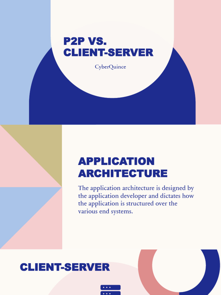 2.1 P2P vs. Client-Server | PDF | Computers | Technology & Engineering