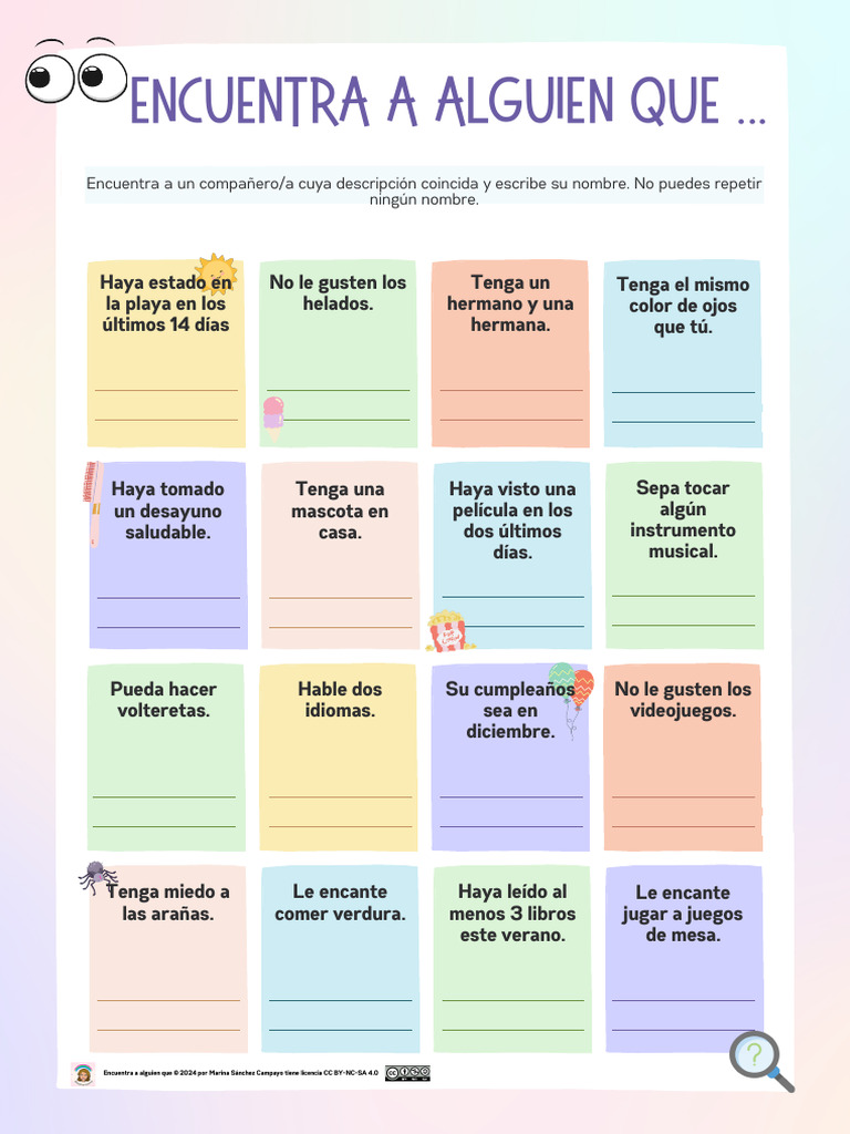 Encuentra A Alguien Que... | PDF