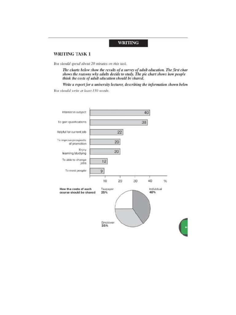 Writing Task 1 Assignment | PDF | Syntax | Adult Education