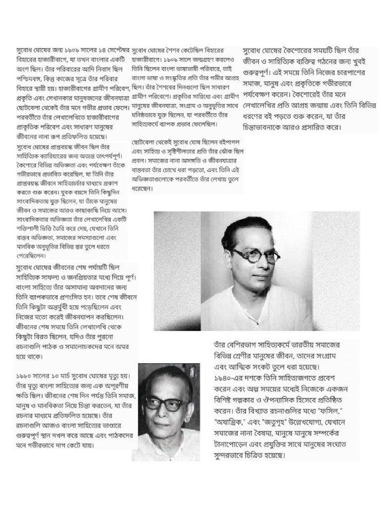 Subodh Ghosh | PDF