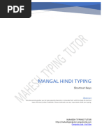 Mangal Remington GAIL Short Code - Alt Code Character Chart | PDF