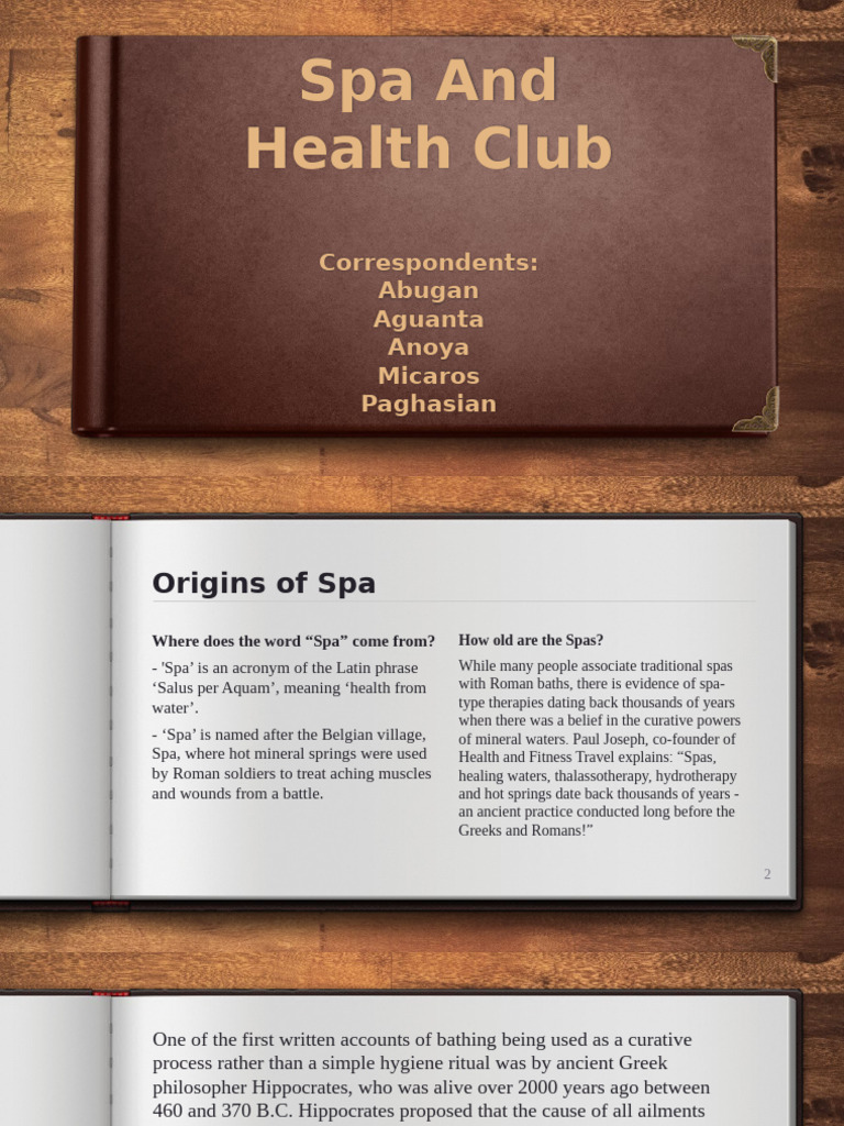 Spa and Health Club | PDF | Spa | Gymnastics