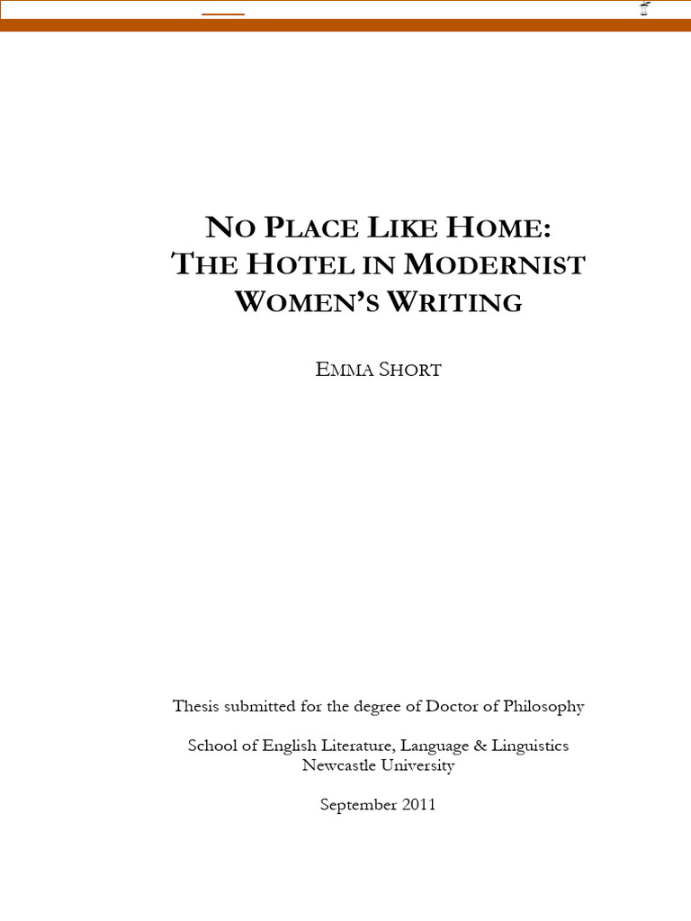 Emma Short | PDF | Modernism | Virginia Woolf
