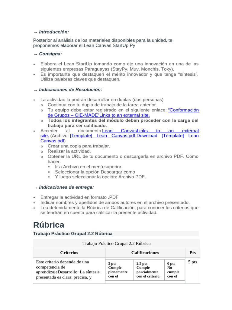 Trabajo Practico Grupal 2 U2 | PDF | Informática