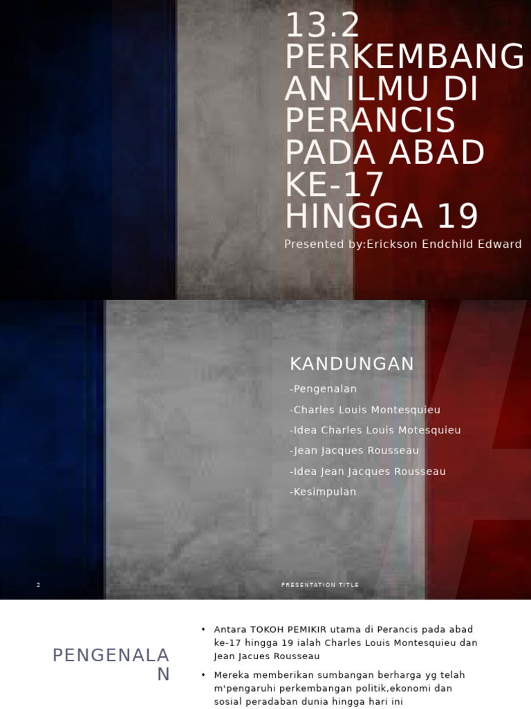 Perkembangan Ilmu Di Perancis Pada Abad Ke-17 | PDF