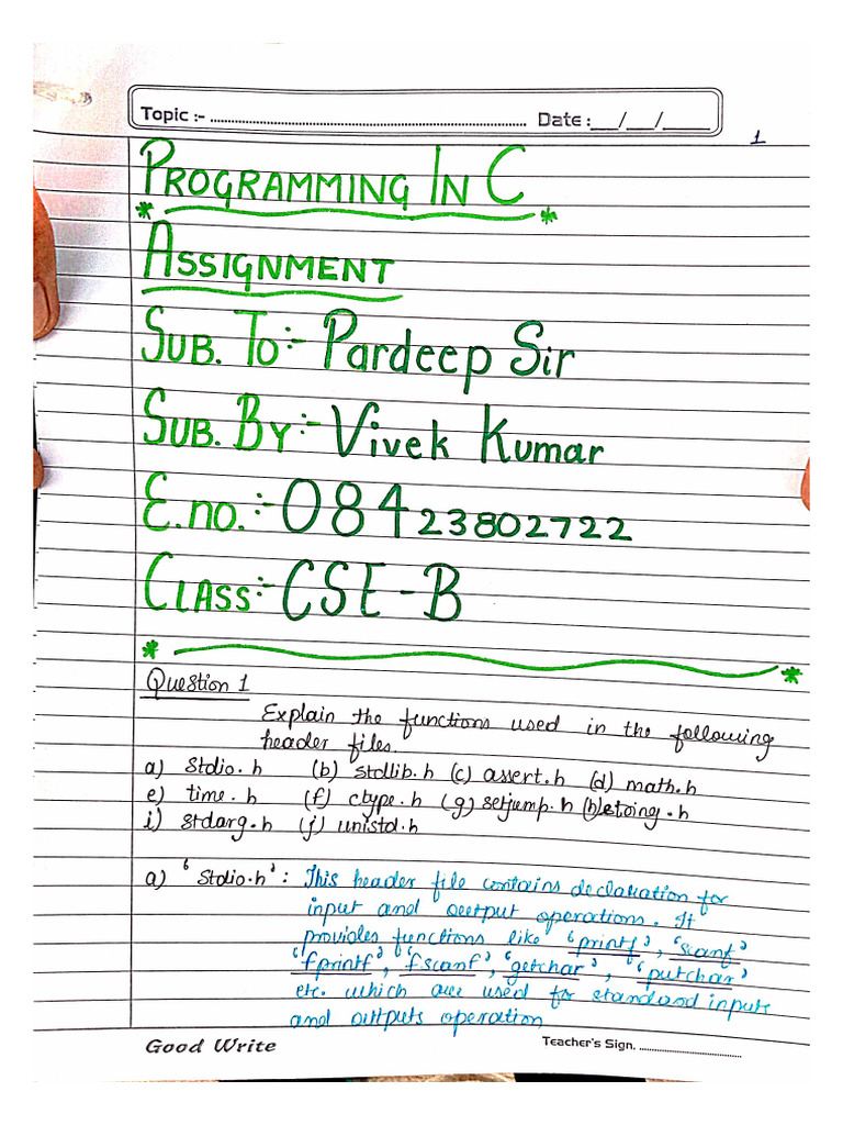 PIC Assignment Unit 4 | PDF