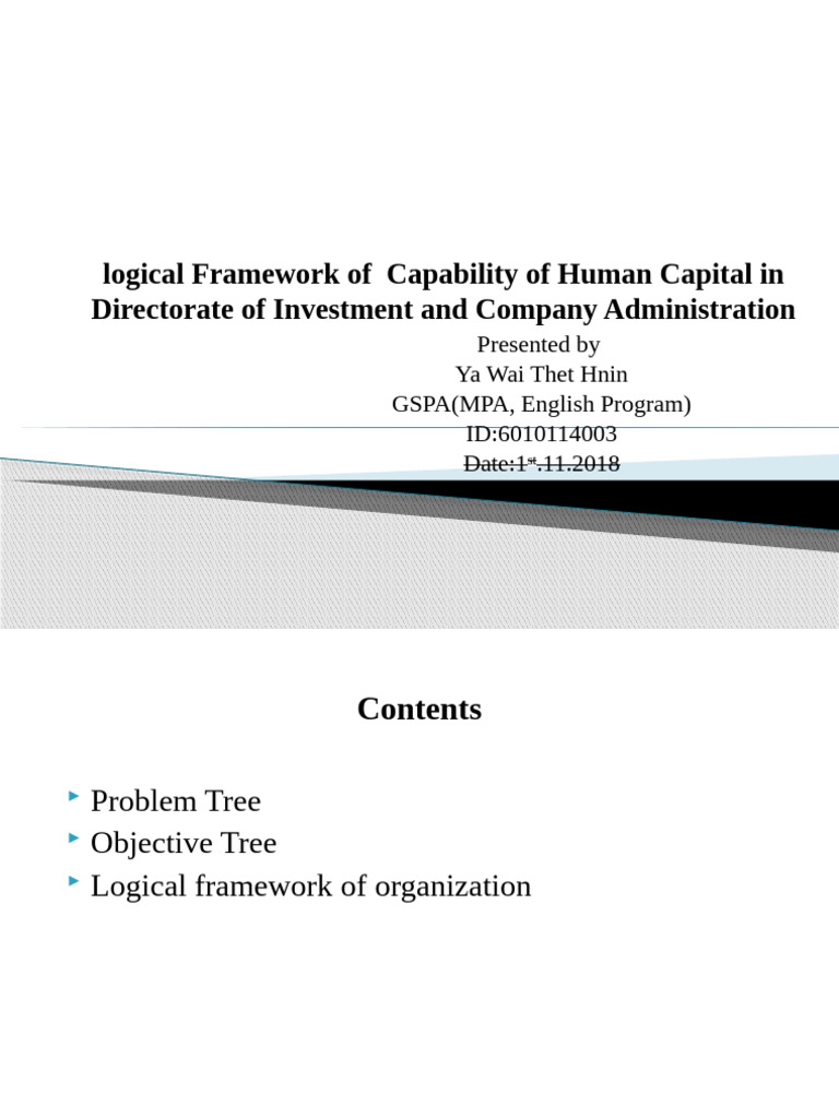 logical framework of organization - (2) | PDF | Employment | Business