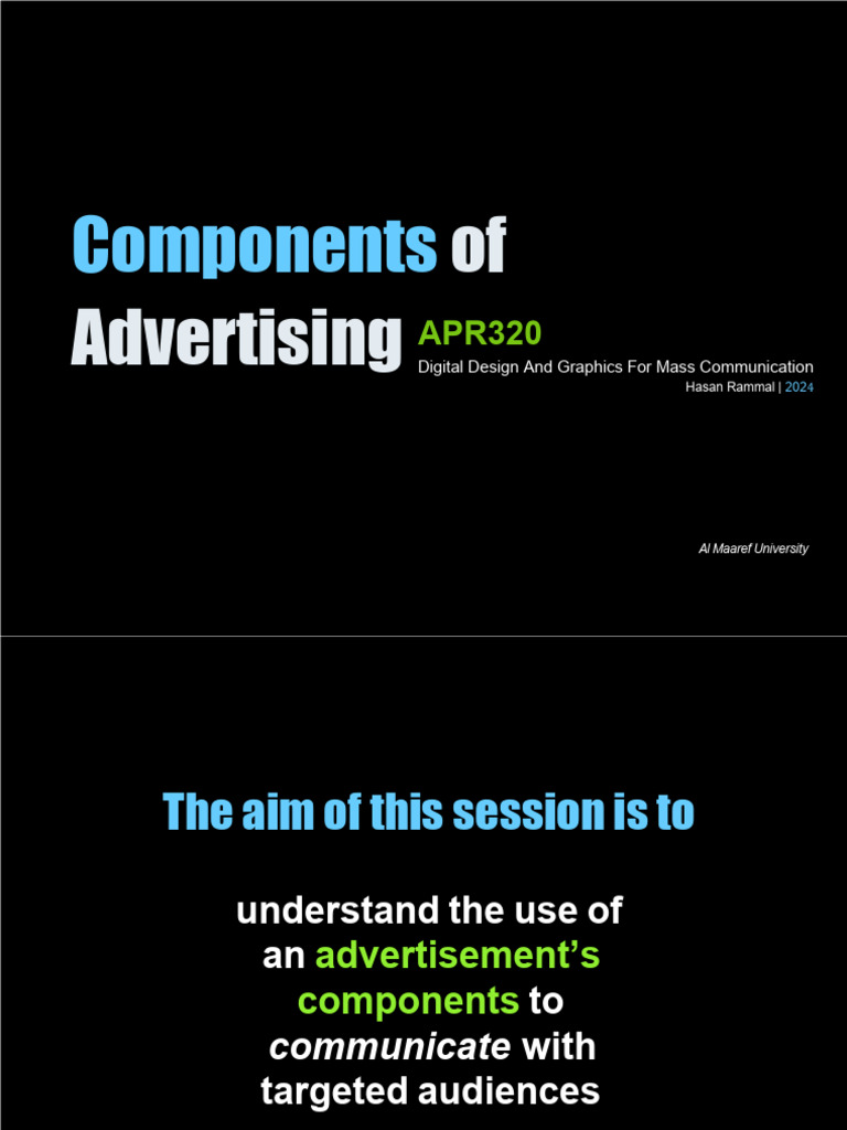 Advertising Elements Explained | PDF | Advertising | Page Layout