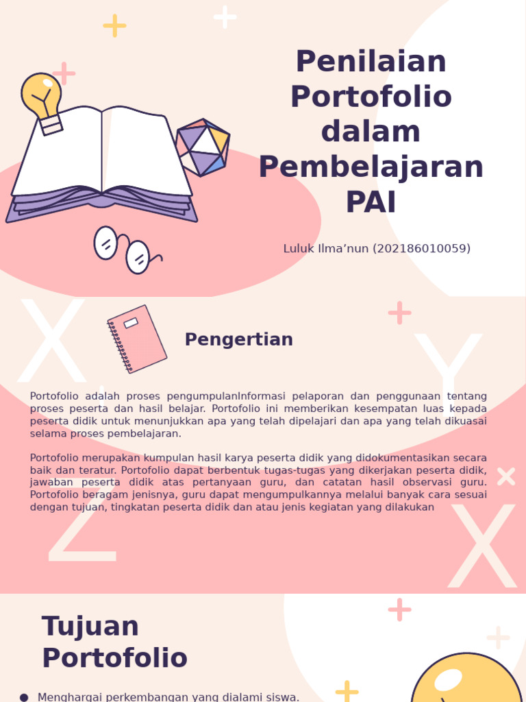 Presentasi Penilaian Portofolio Pembelajaran Pai | PDF | Karier & Perkembangan