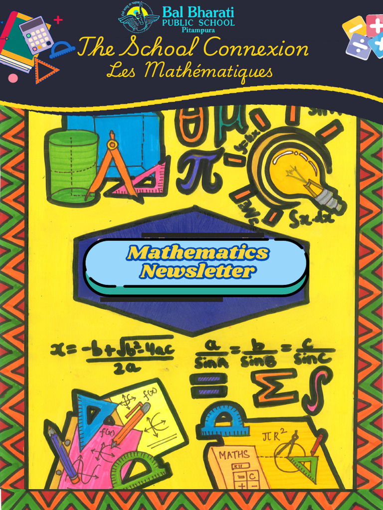 Mathematics Newsletter 24-25 | PDF | Geometry | Mathematics