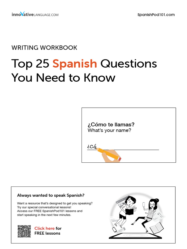 Spanish Top25 Workbook | PDF | Second Language | Human Communication
