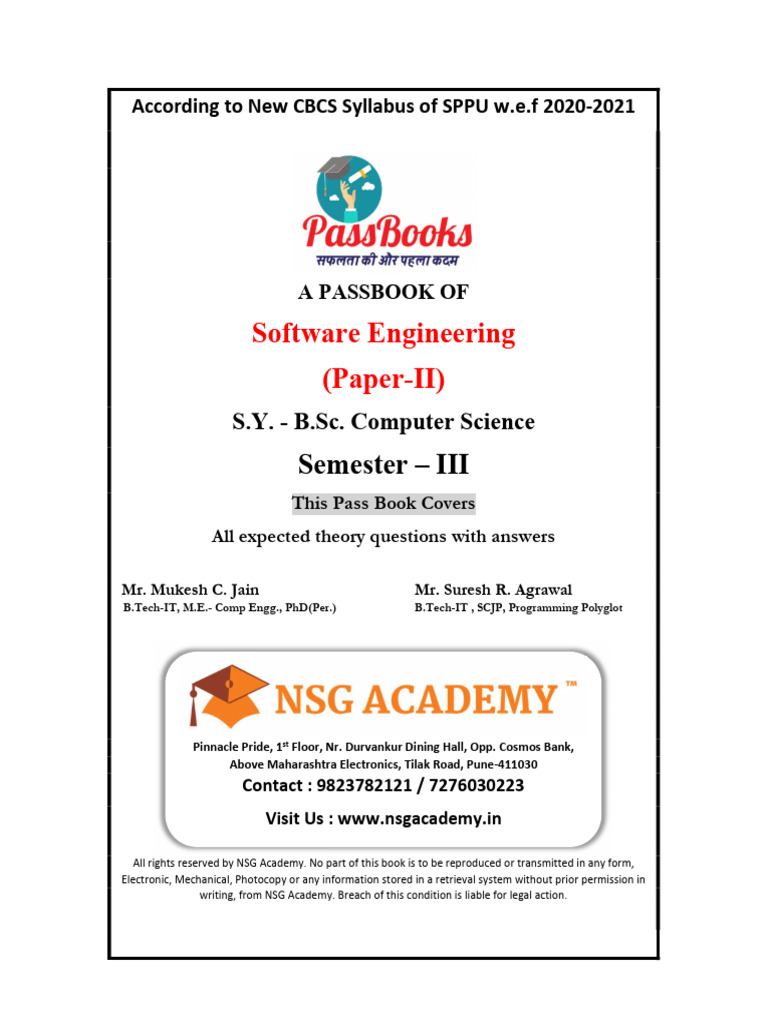 NSG - SE - SYBCS - Chapter 1 - Introduction To Software Engineering and ...