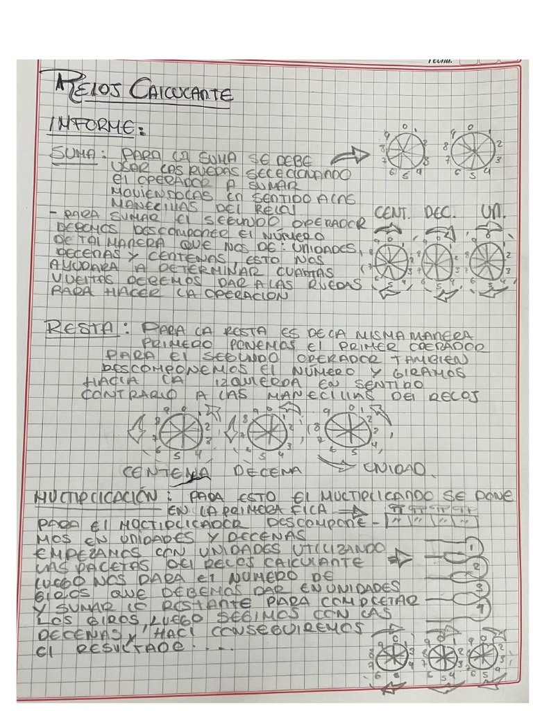 Reloj Calculante (Tarea) | PDF