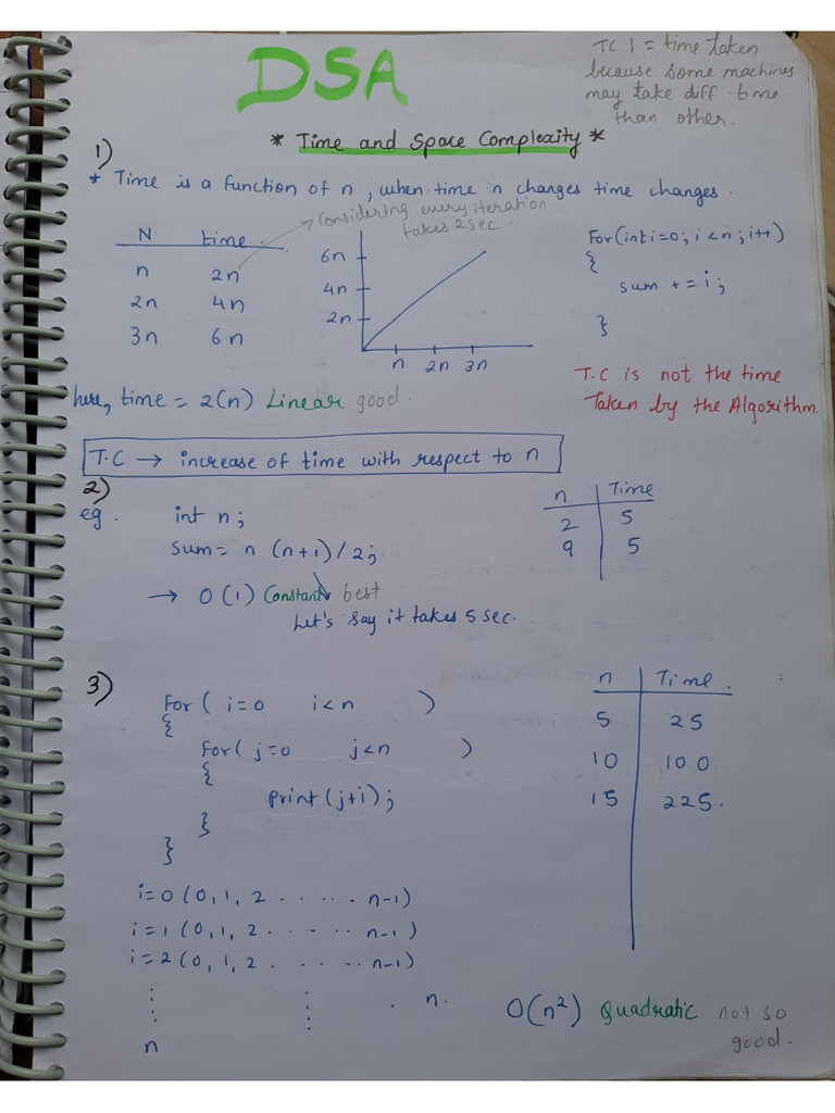 Kamna's DSA Notes | PDF