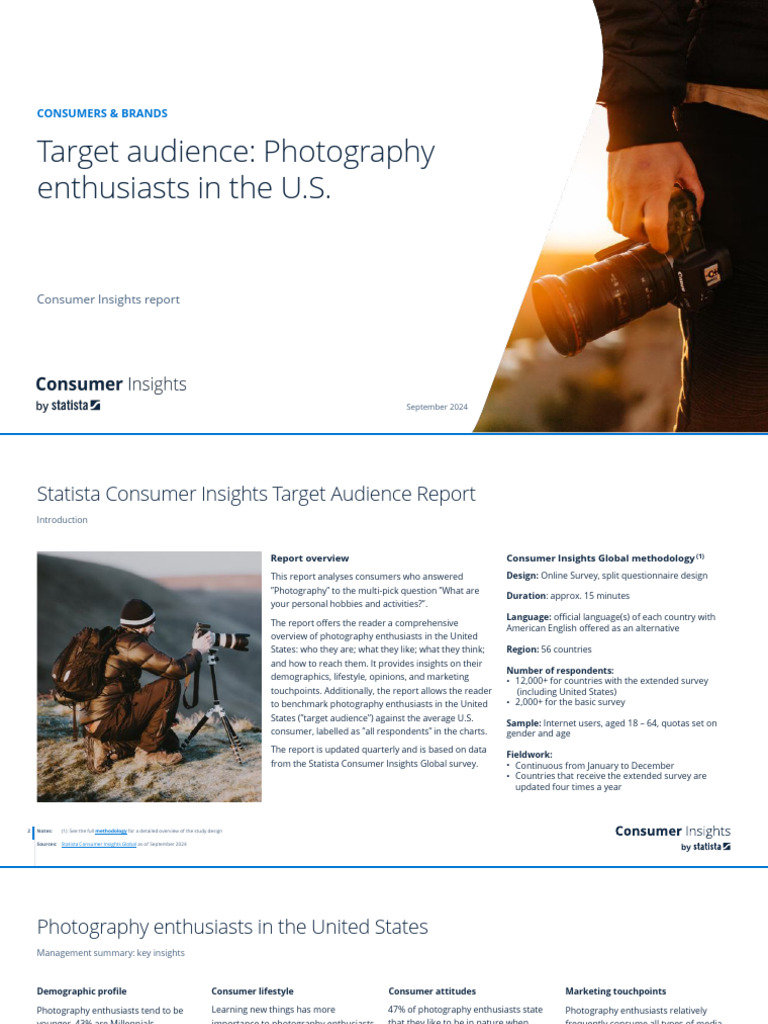 Study - Id122943 - Target Audience Photography Enthusiasts in The ...