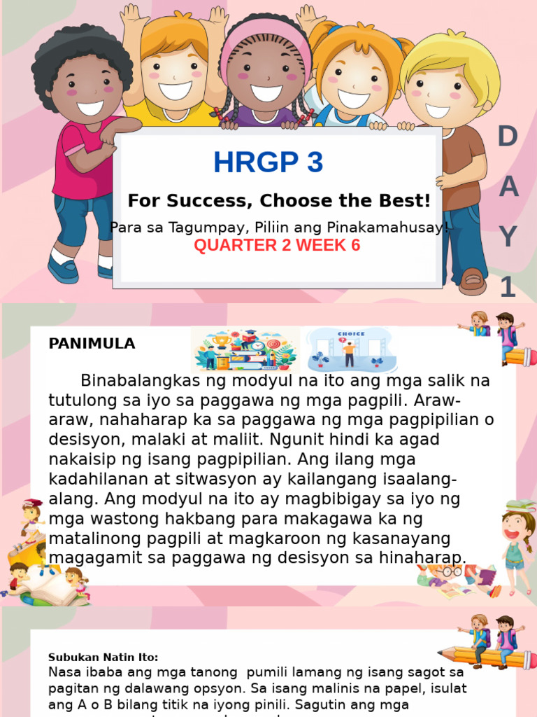 Q2 HRGP 3 Week 6 | PDF