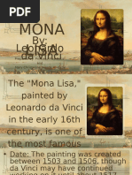 Mona Lisa | PDF | Leonardo Da Vinci | Portrait Painting
