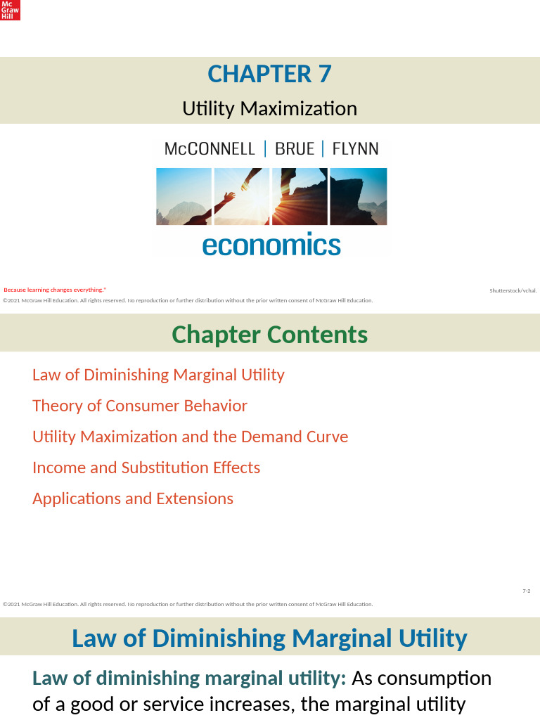 CH 5 Utility | PDF | Utility | Demand