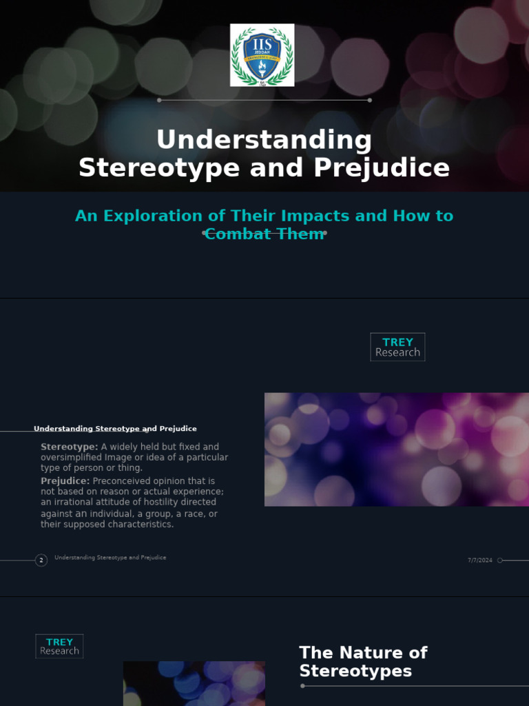 Understanding Stereotype and Prejudice | PDF | Prejudices | Stereotypes