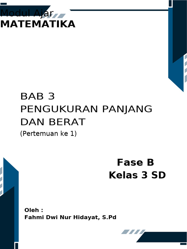 Modul MTK KLS 3 | PDF