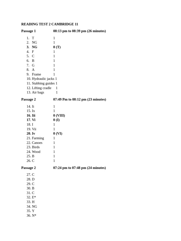 Reading Test 2 Cambridge 11 | PDF