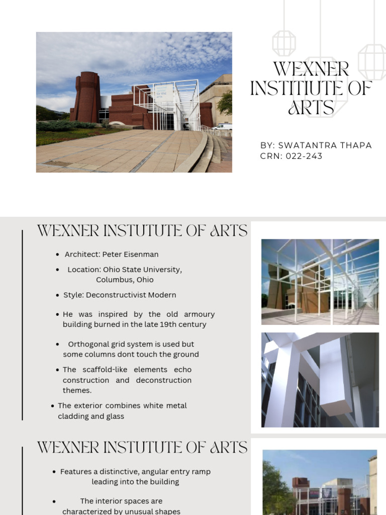 Wexner Institute of Arts | PDF | Social Science | Art