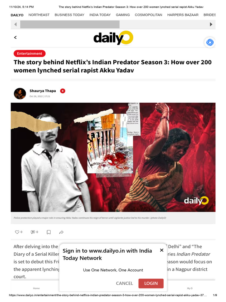 Indian Predator Season 3: Akku Yadav's Lynching | PDF | Violent Crime ...
