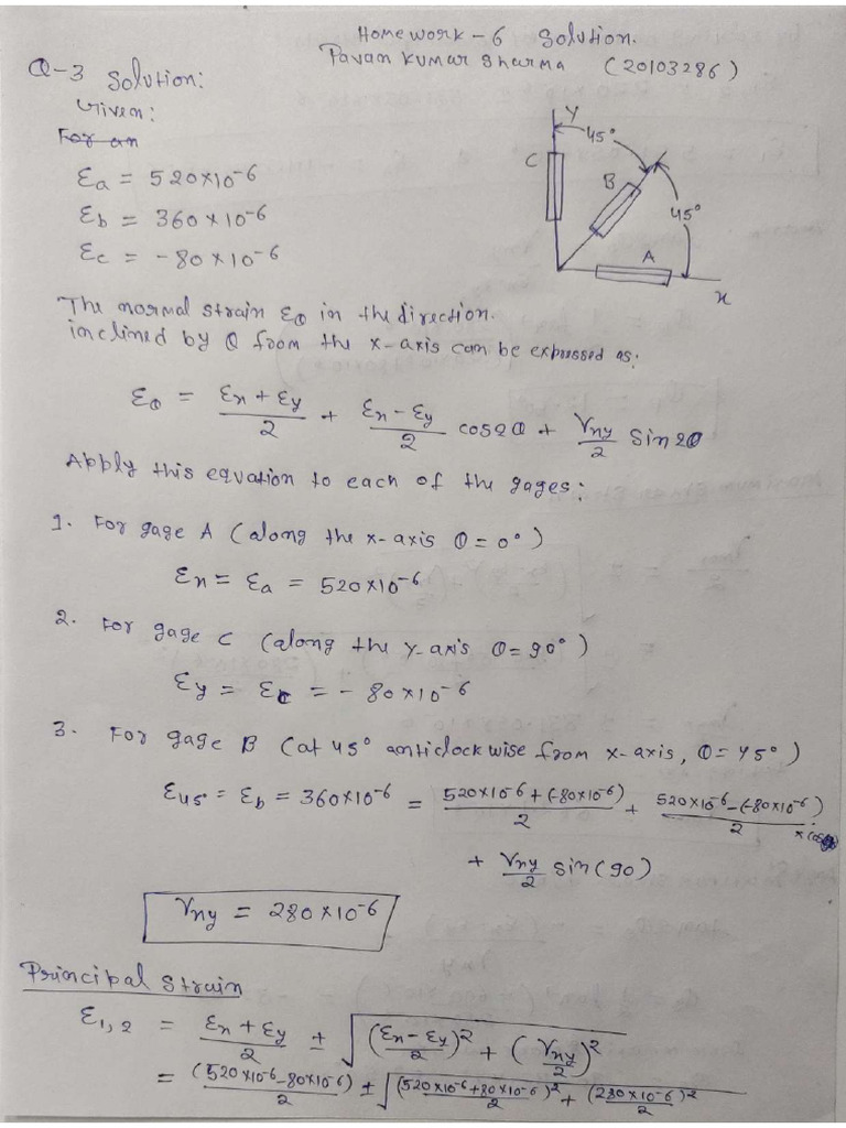 Home Work 6 (Solution Q3 and Q4) | PDF