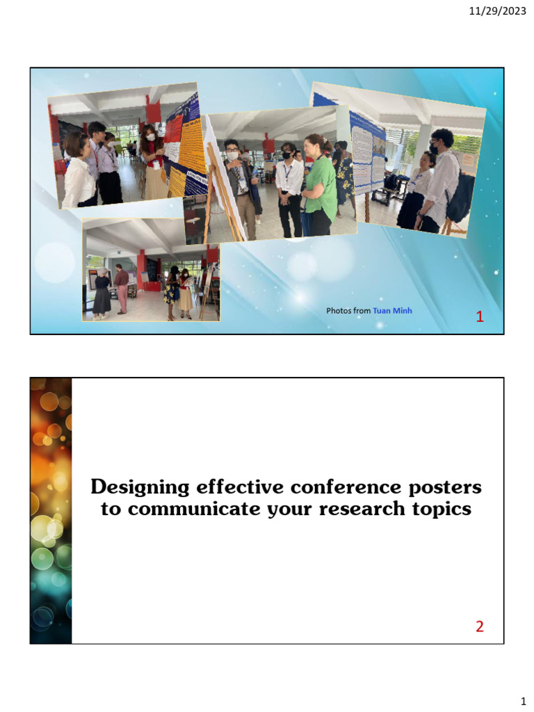 Designing Effective Research Posters | PDF | English As A Second Or ...