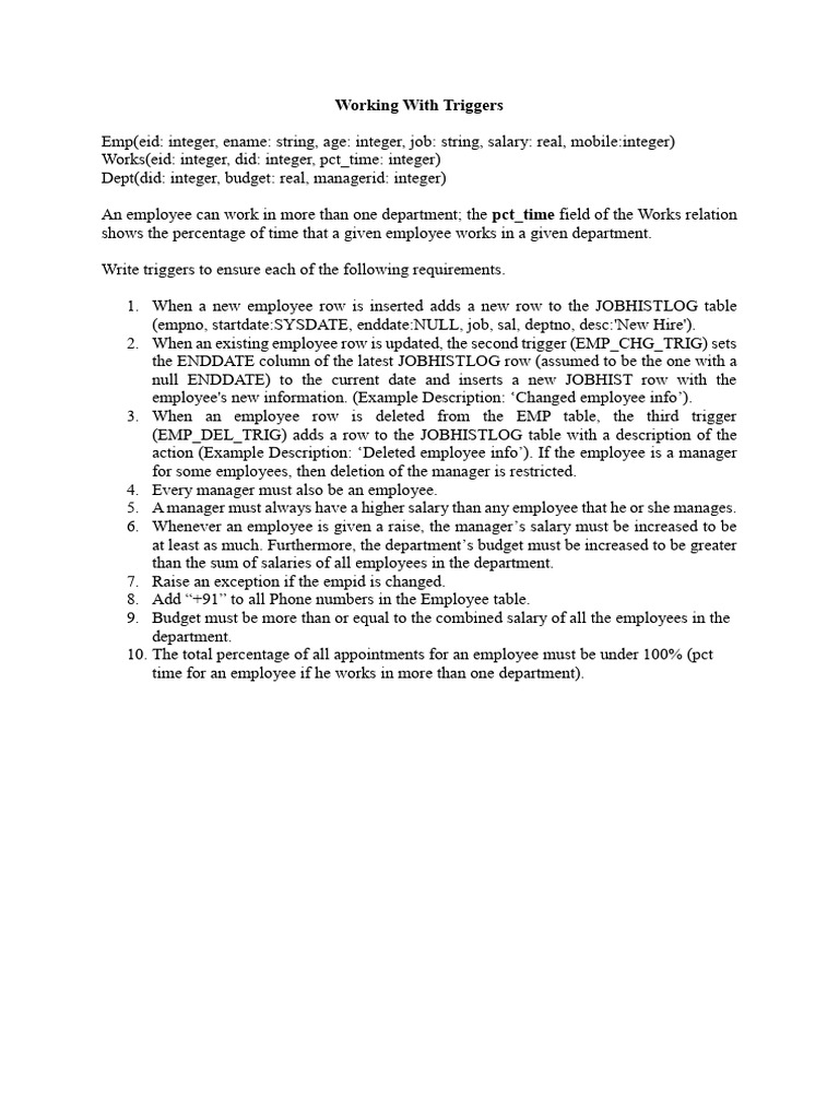Working With Triggers - 240903 - 125720 | PDF