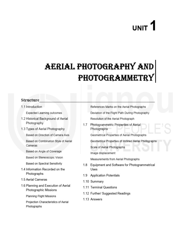 Aerial Photogrammetry BEstt | PDF | Aerial Photography | Infrared