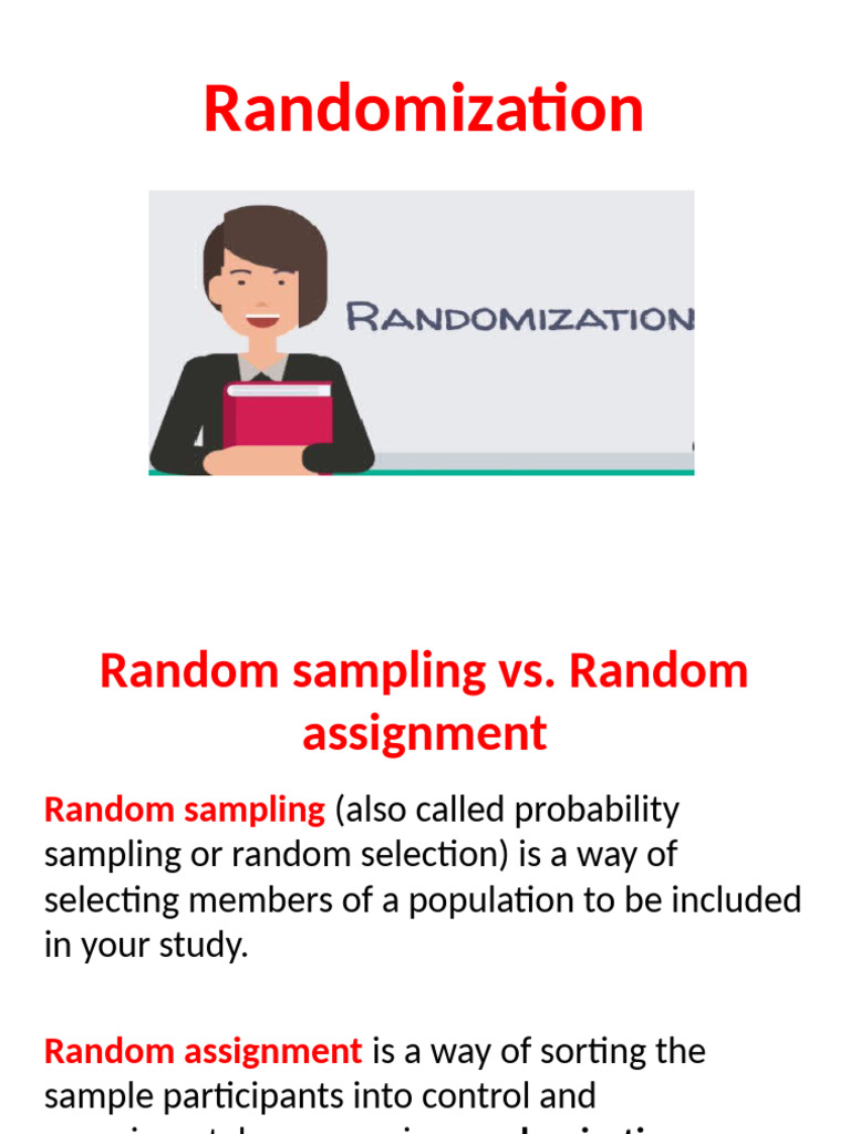 Randomization in Clinical Research | PDF | Sampling (Statistics ...