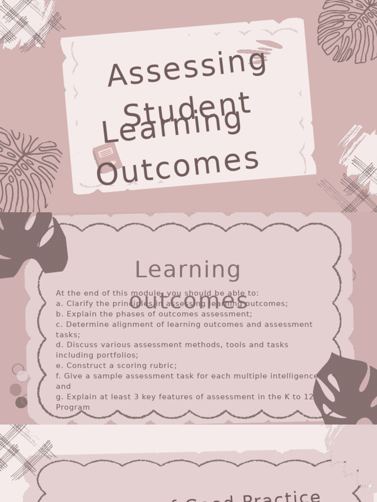 Prof Ed 6 - Assessment of Learning | PDF | Educational Assessment | Learning