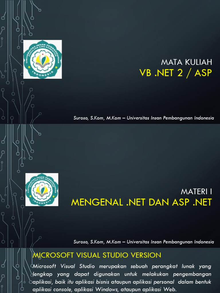 Materi VB Net2 ASP | PDF | Seni