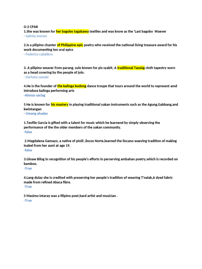 Cpar Group 2 Reviewer | PDF