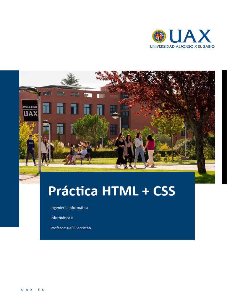 Informática II - Practica - 1 | PDF | HTML | Hipervínculo