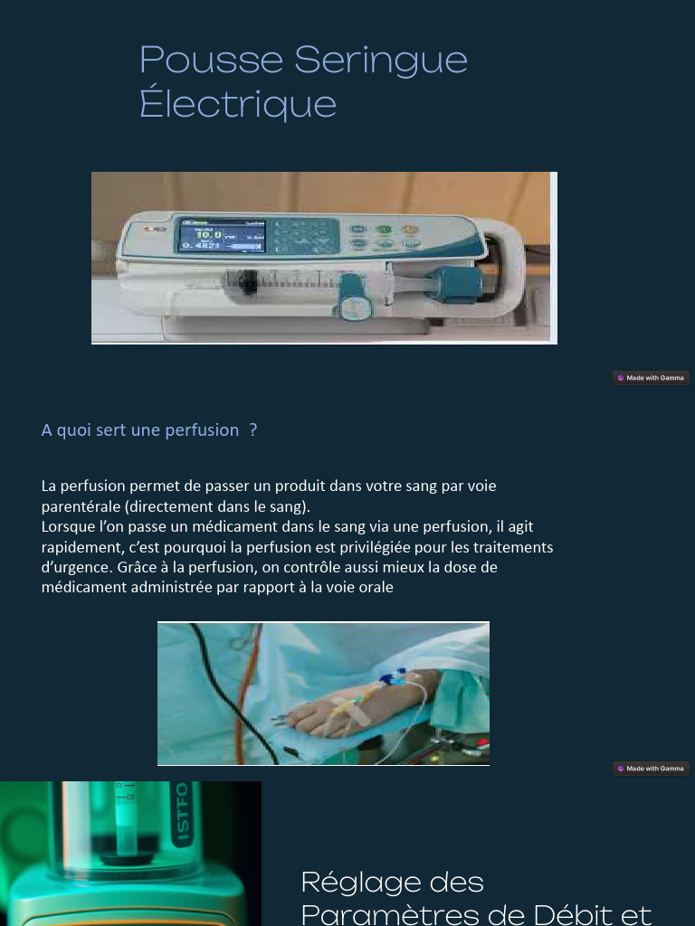 Fonctionnement de la Pousse Seringue Électrique | PDF | Capteur | Piston