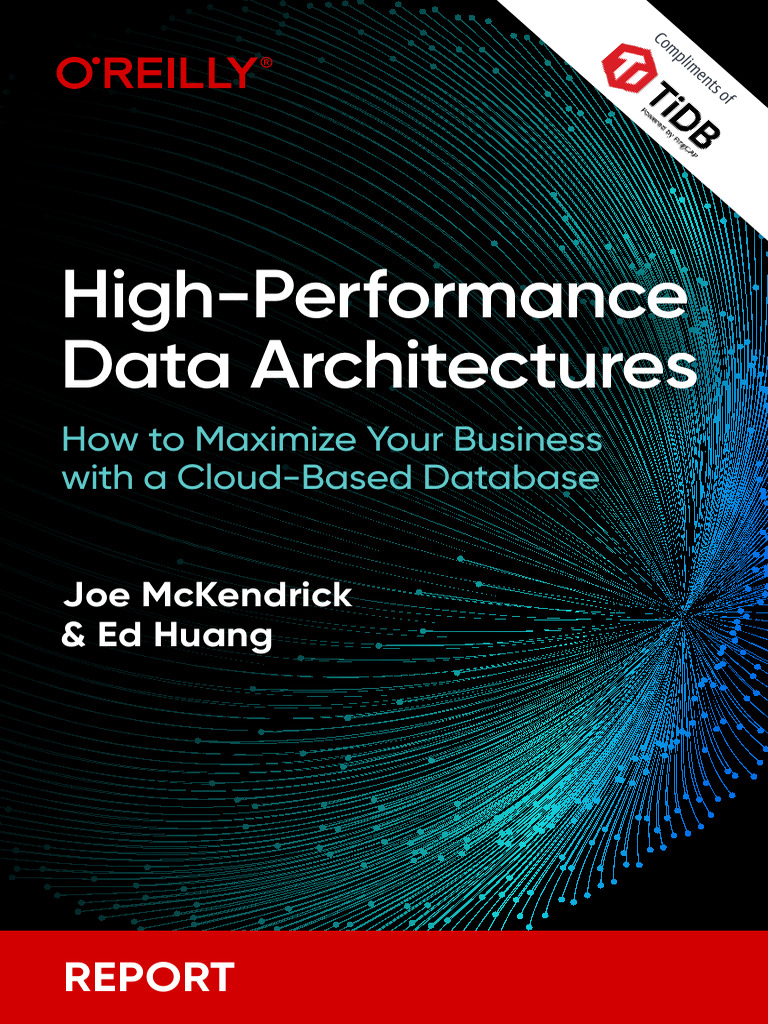 Oreilly Report High Performance Data Architectures Pdf Databases No Sql